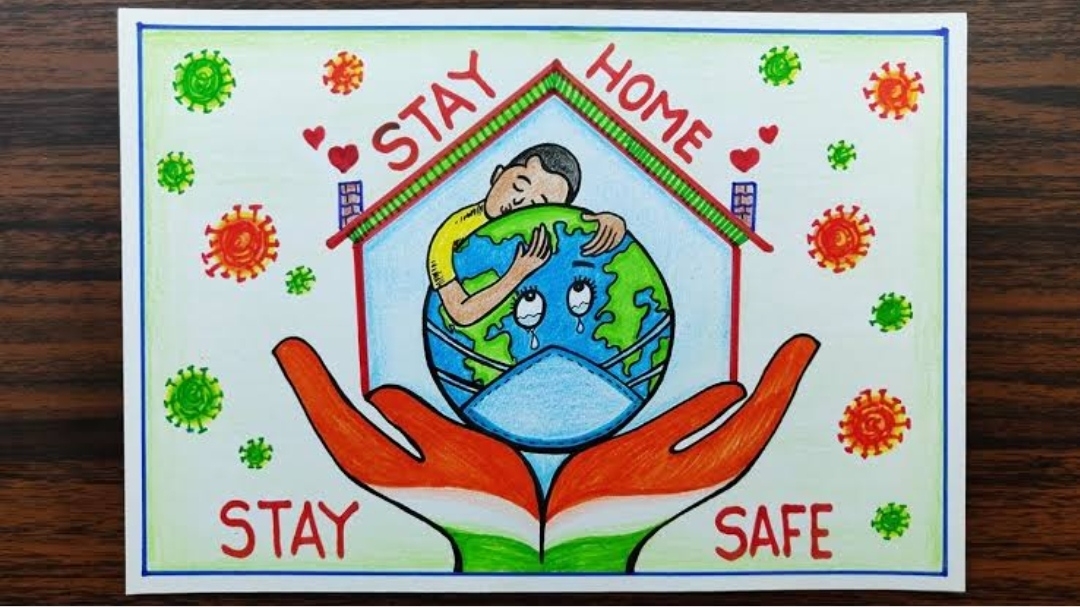 Covid 19 theme poster – India NCC