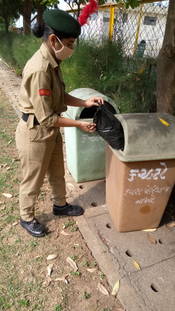 Cleaning of parks – India NCC
