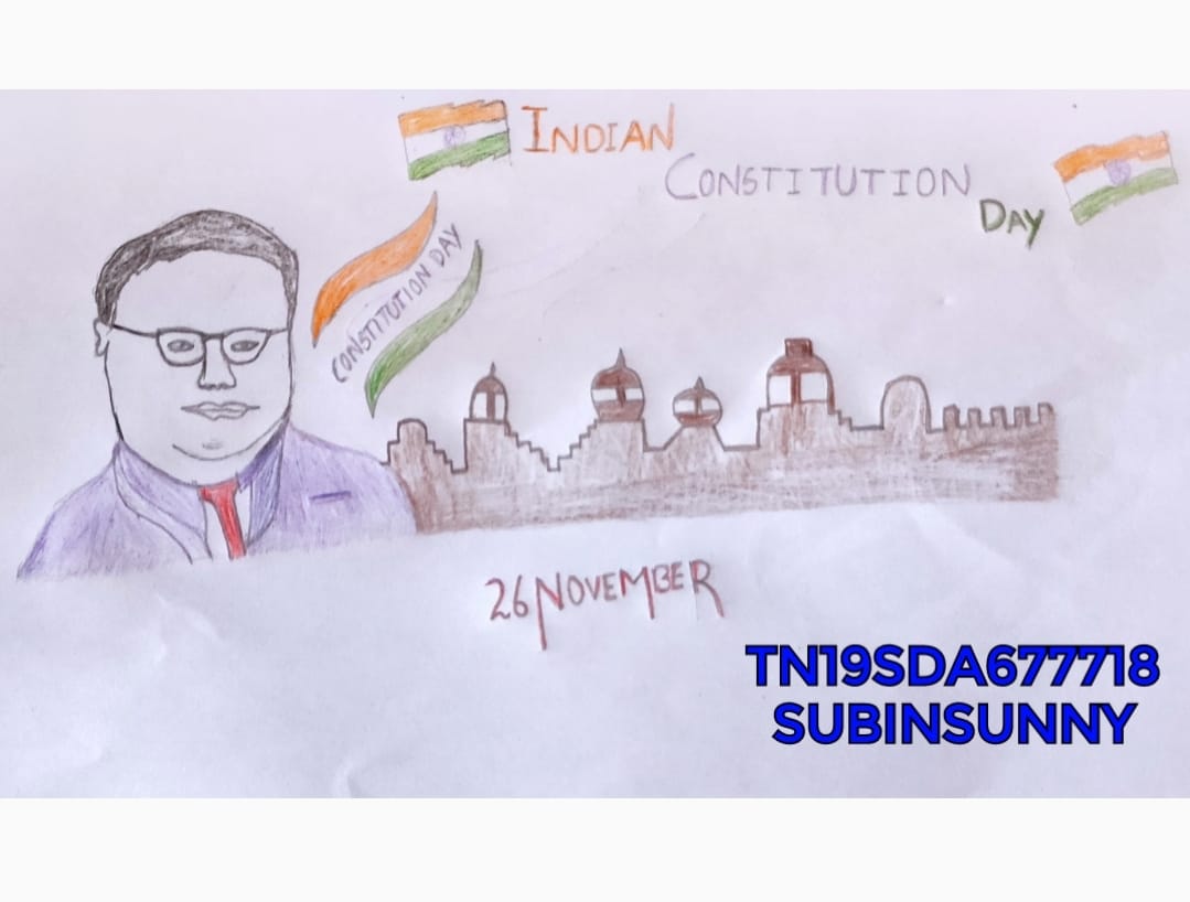 Drawing -Indian Constitution Day – India NCC