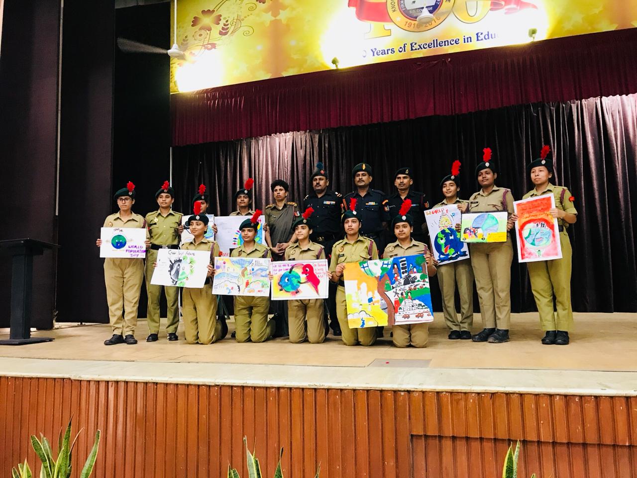 Theme India poster making – India NCC