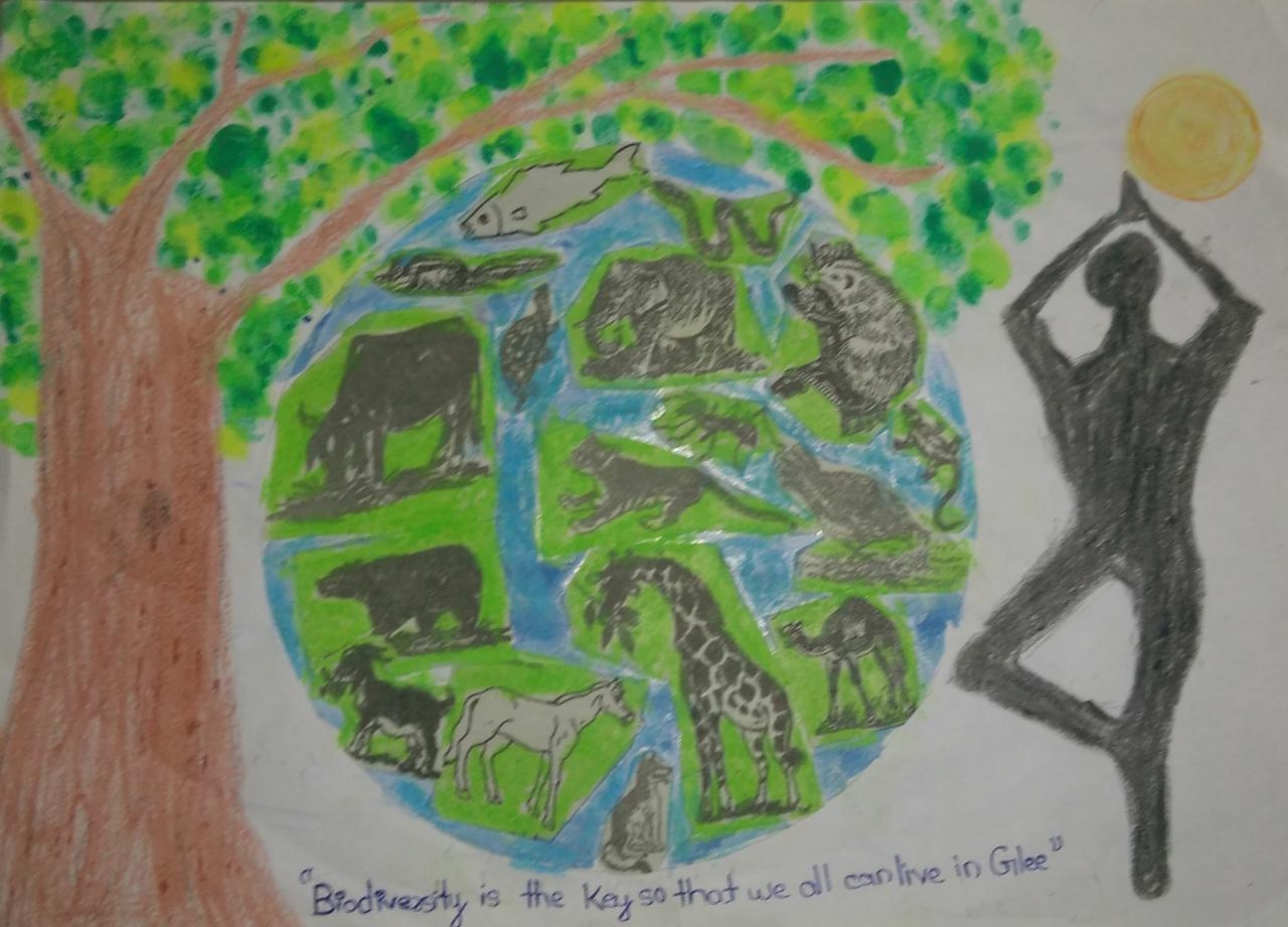 Drawings with pencil – India NCC