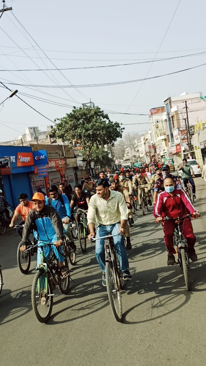 Cycle rally – India NCC