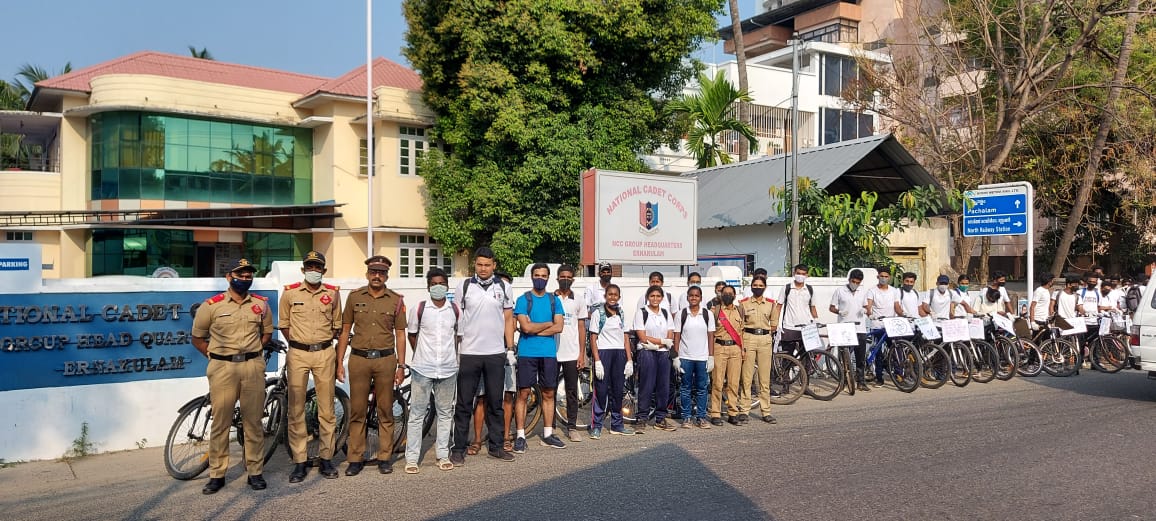 Cycle rally – India NCC