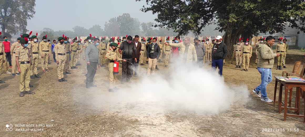 Fire prevention program – India NCC