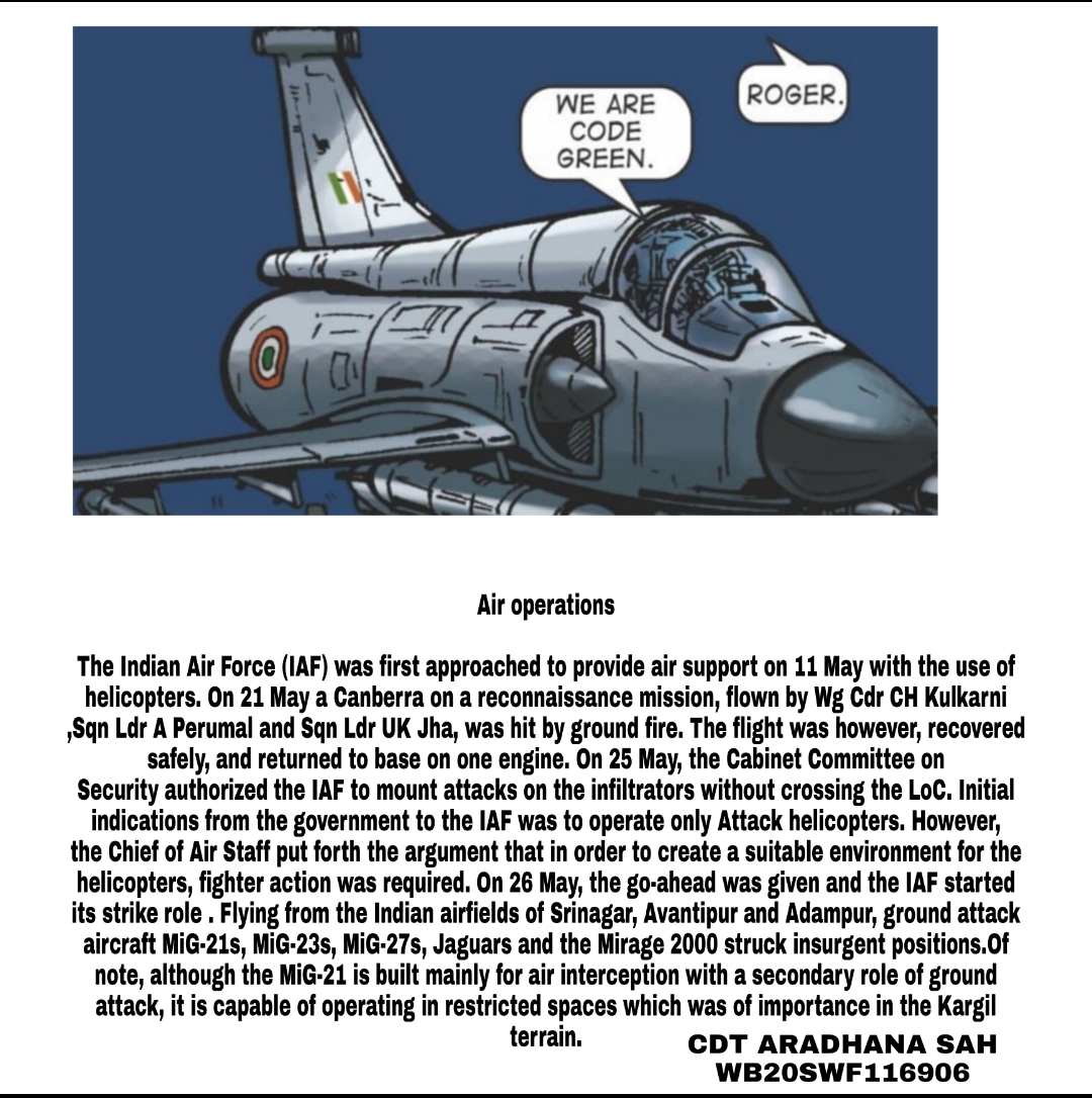 Operation safed sagar – India NCC