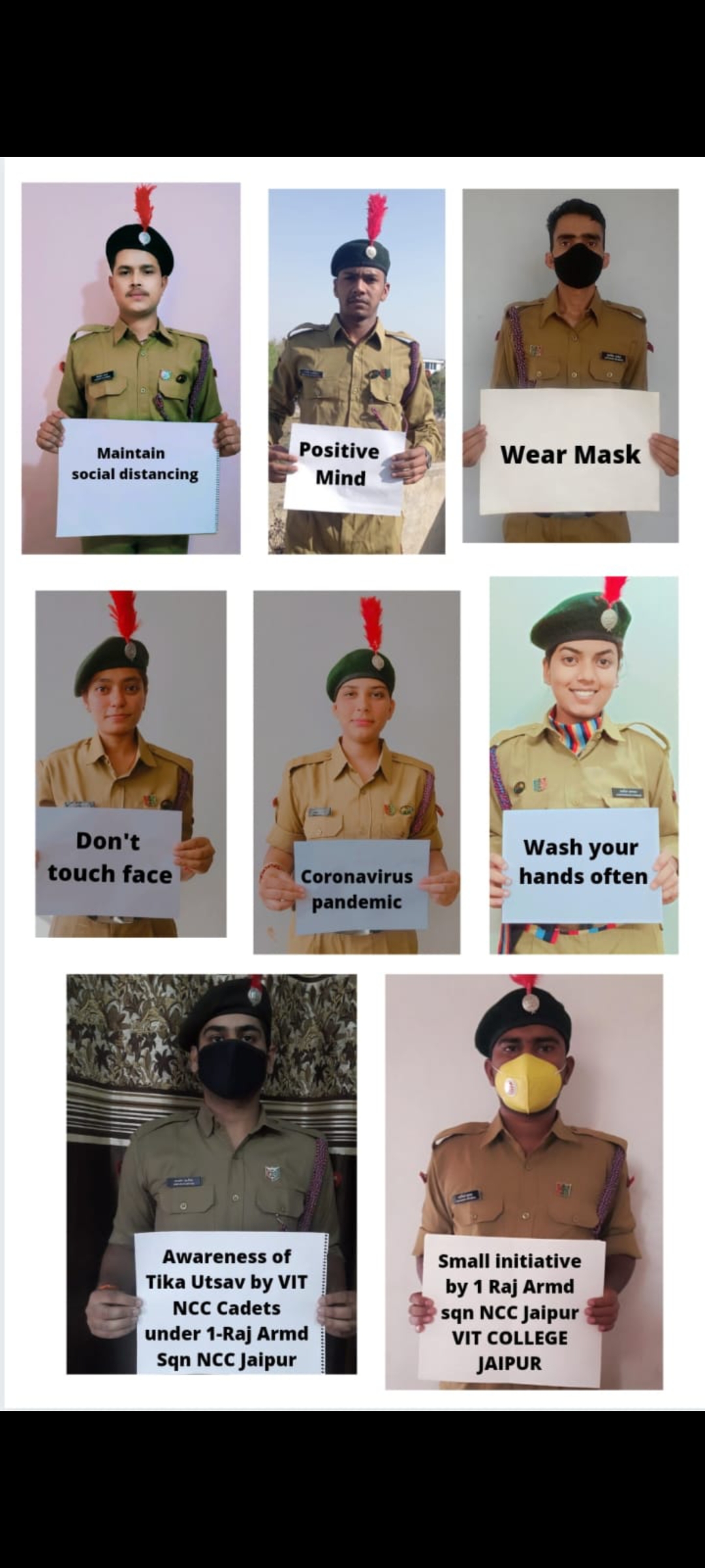 STAY HEALTHY, STAY SAFE! – India NCC