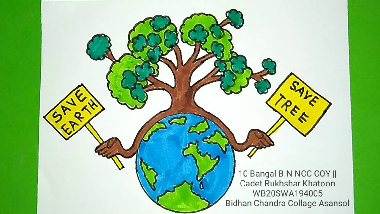 Save Earth and save tree – India NCC