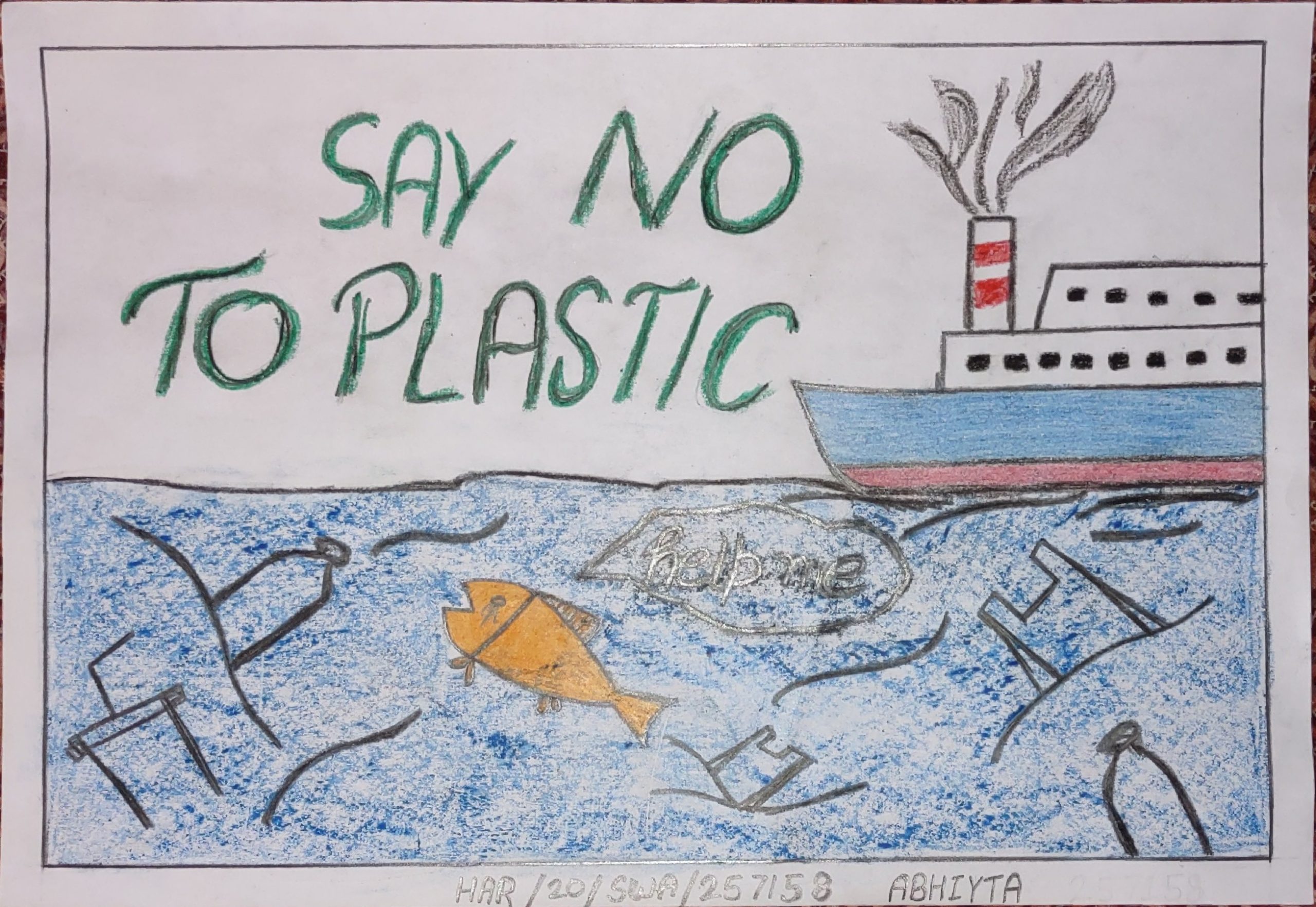 Stop plastic use – India NCC