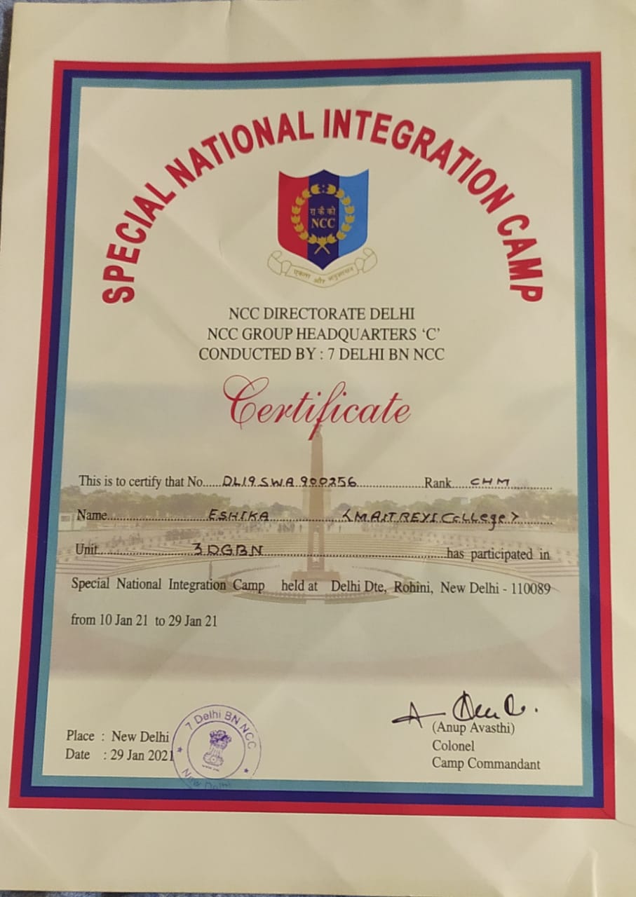 SNIC – India NCC
