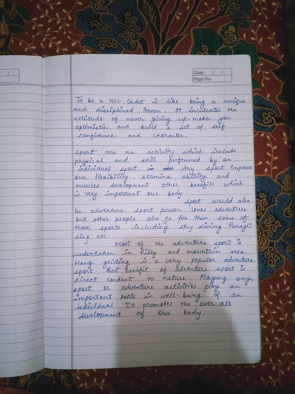 NCC Experiences – India NCC