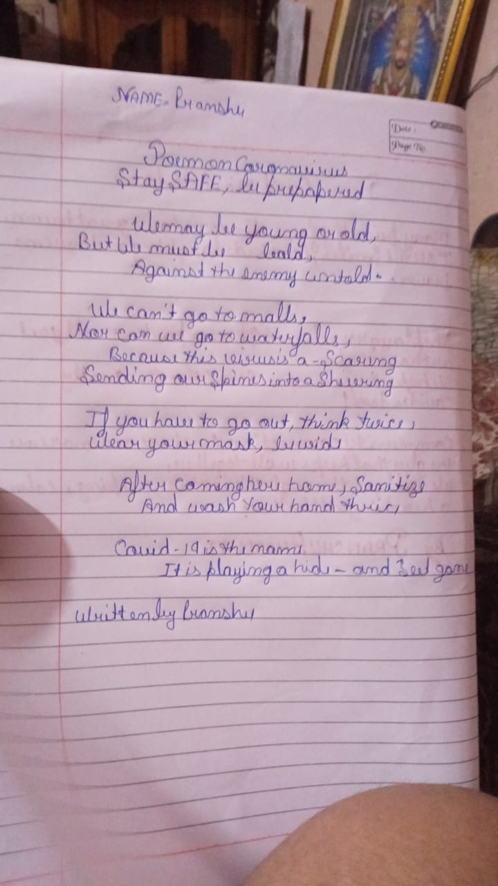 Poem corona virus?? – India NCC