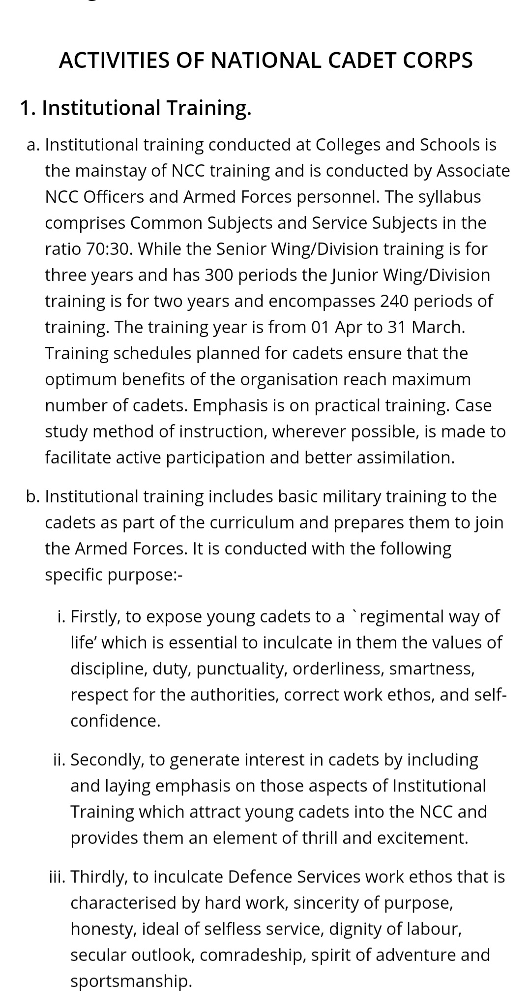 Life as a ncc cadet – India NCC