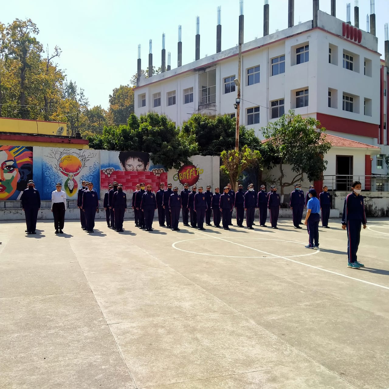 Ncc drill practice – India NCC