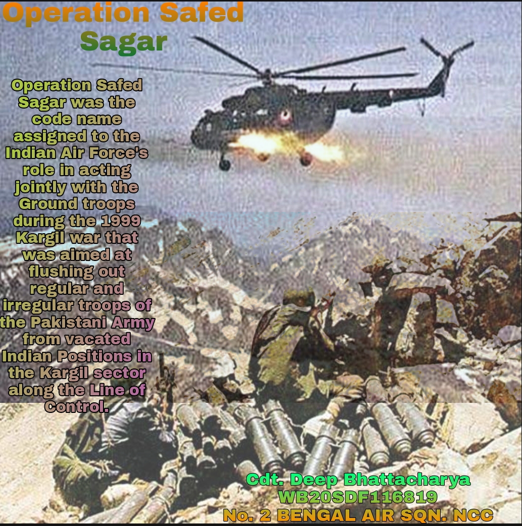 Operation Safed sagar – India NCC