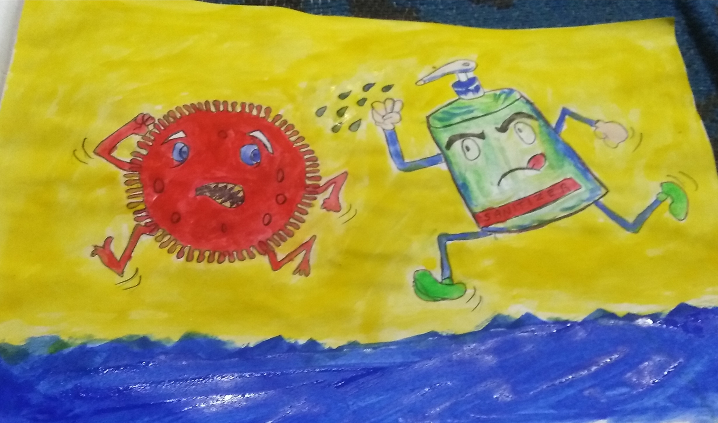 Corona drawing – India NCC