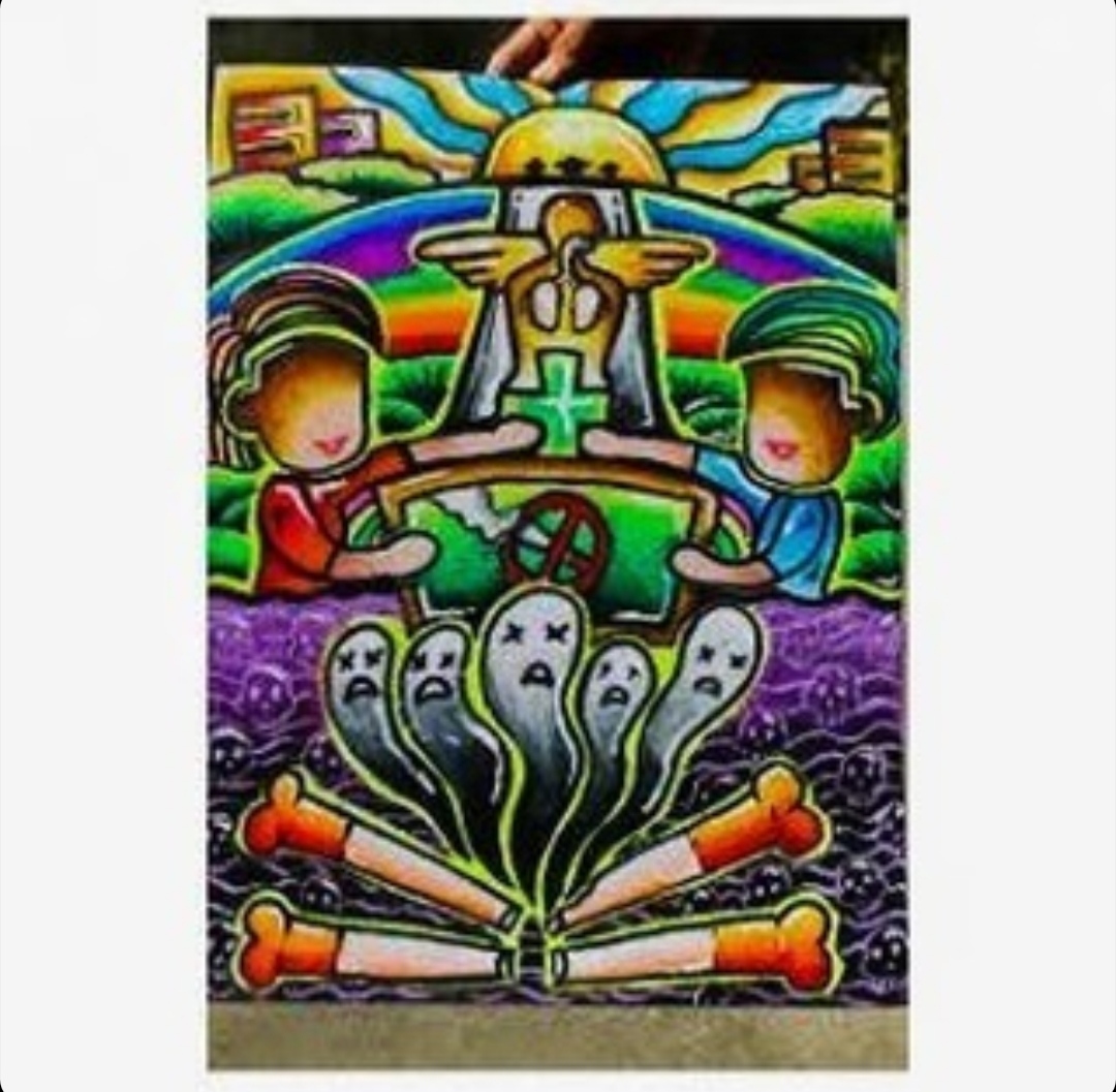 Poster on World No Tobacco Day – India NCC