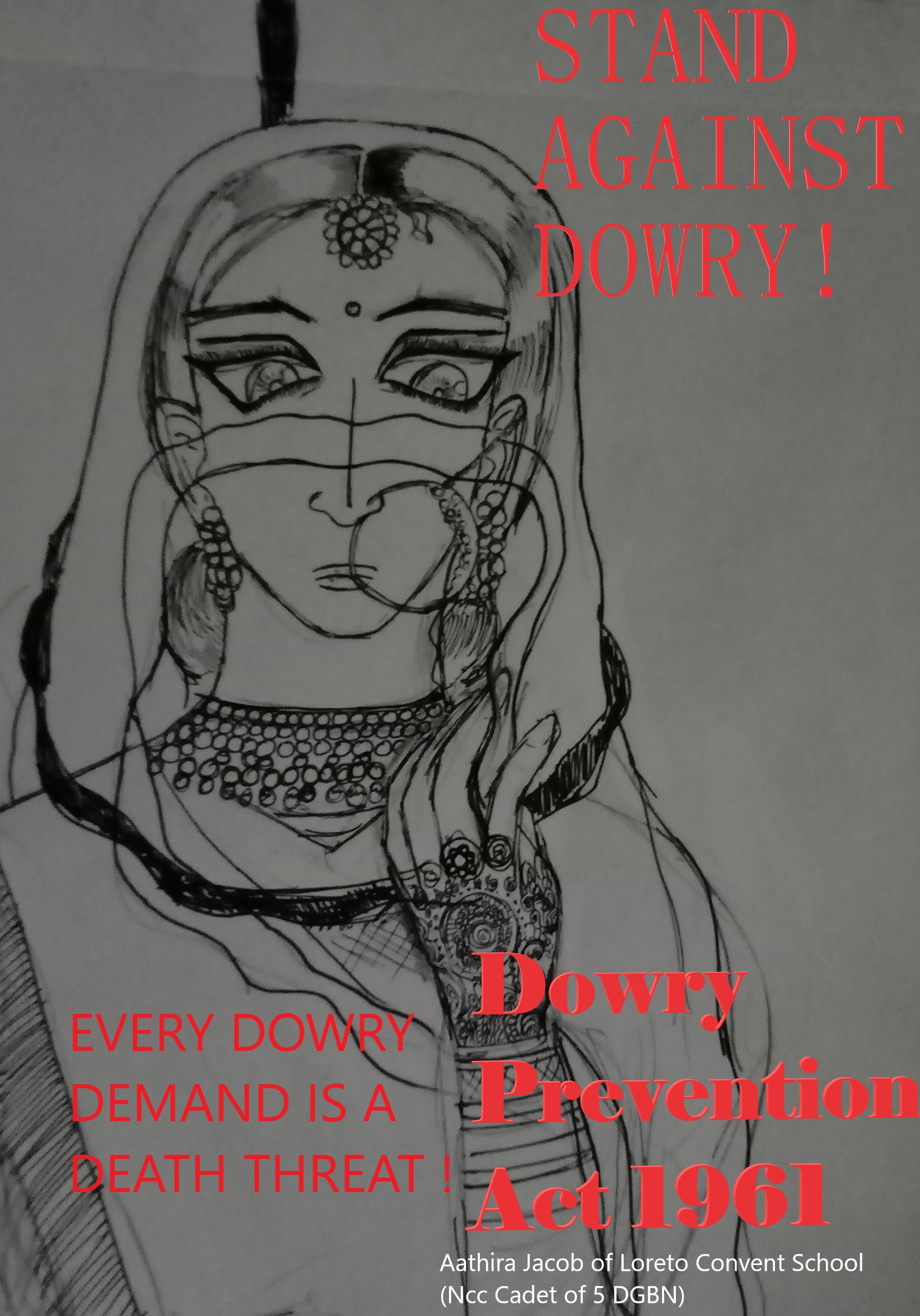 Stop Dowry Poster – India NCC