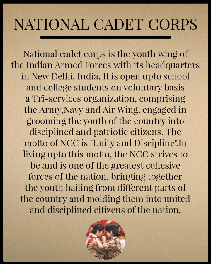 Article of NCC – India NCC