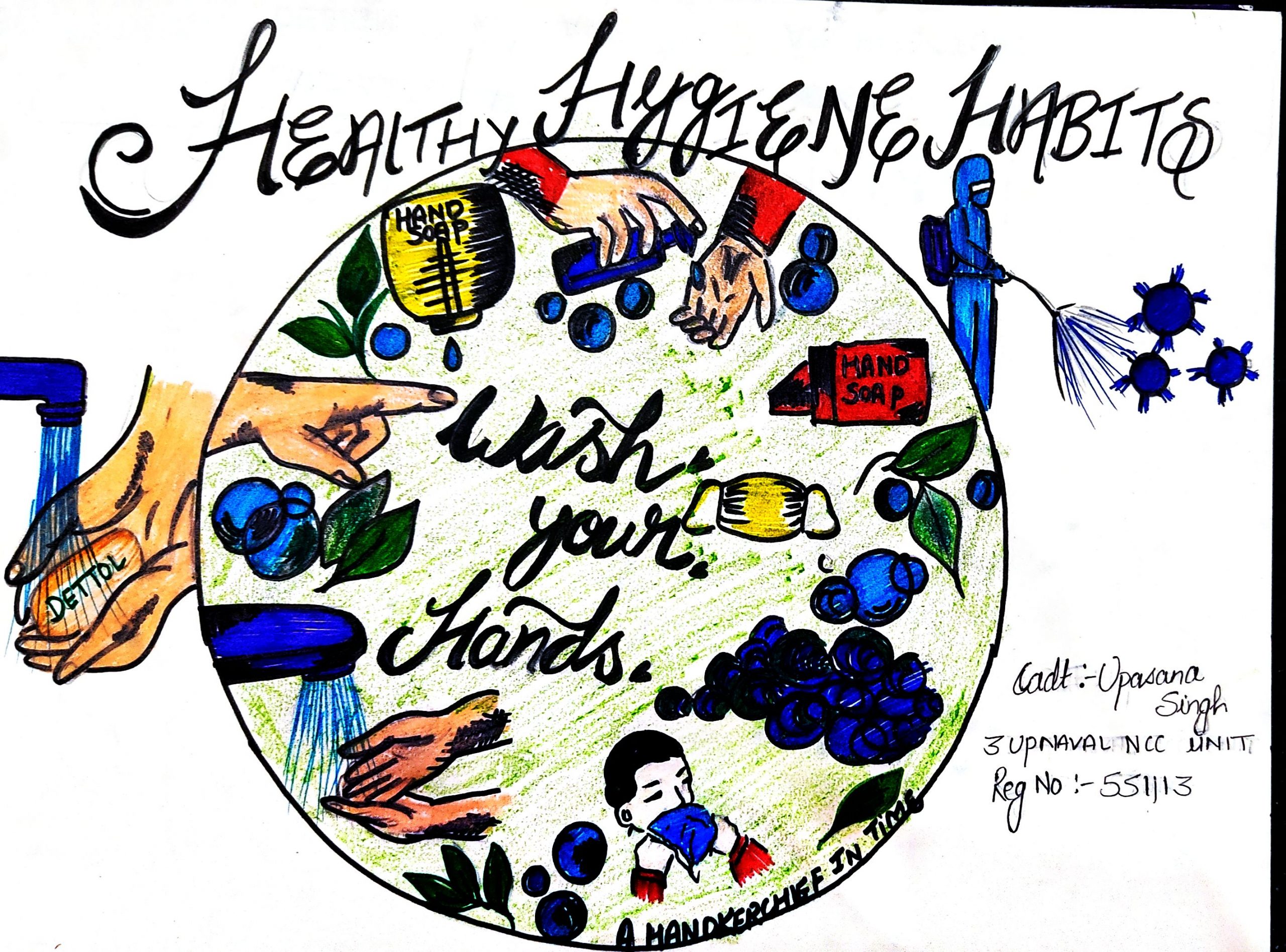 Health and hygiene and sanitation – India NCC