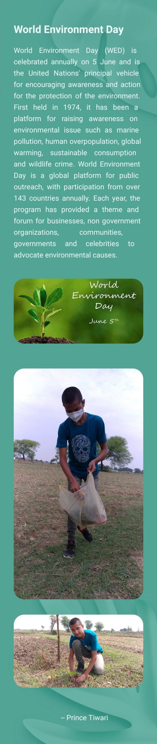 World Environment Day – India NCC