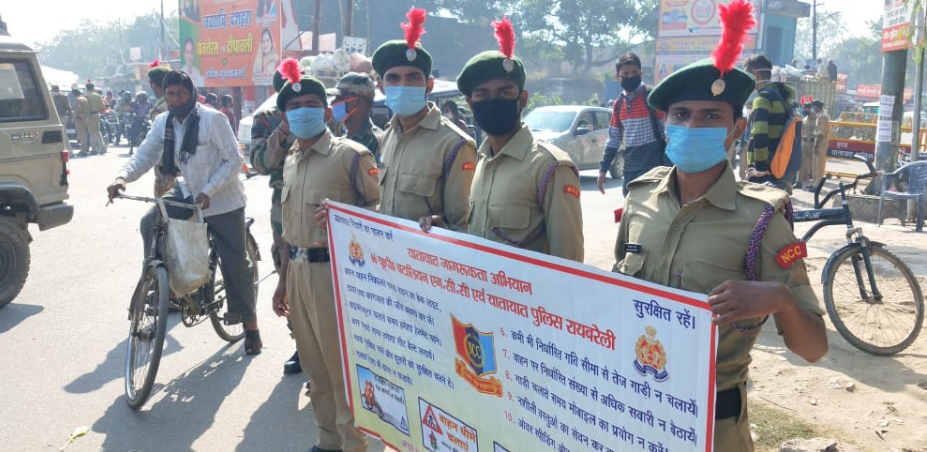 traffic awareness campaign – India NCC