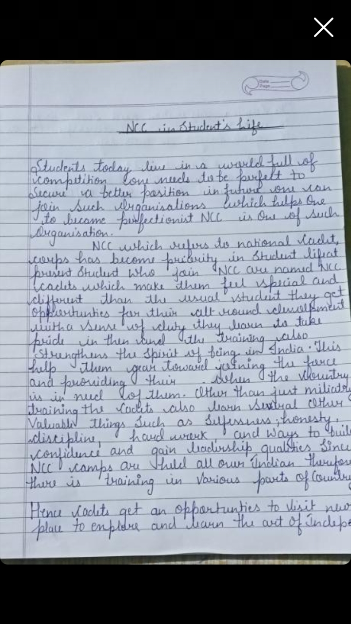 Ncc in student life – India NCC