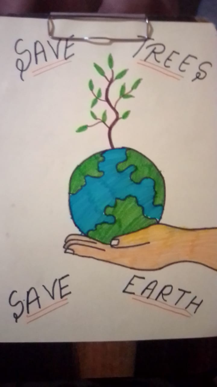 Save trees save earth – India NCC