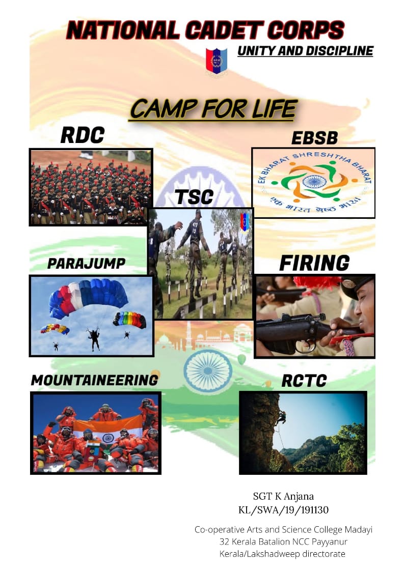 NCC Camps Digital poster – India NCC