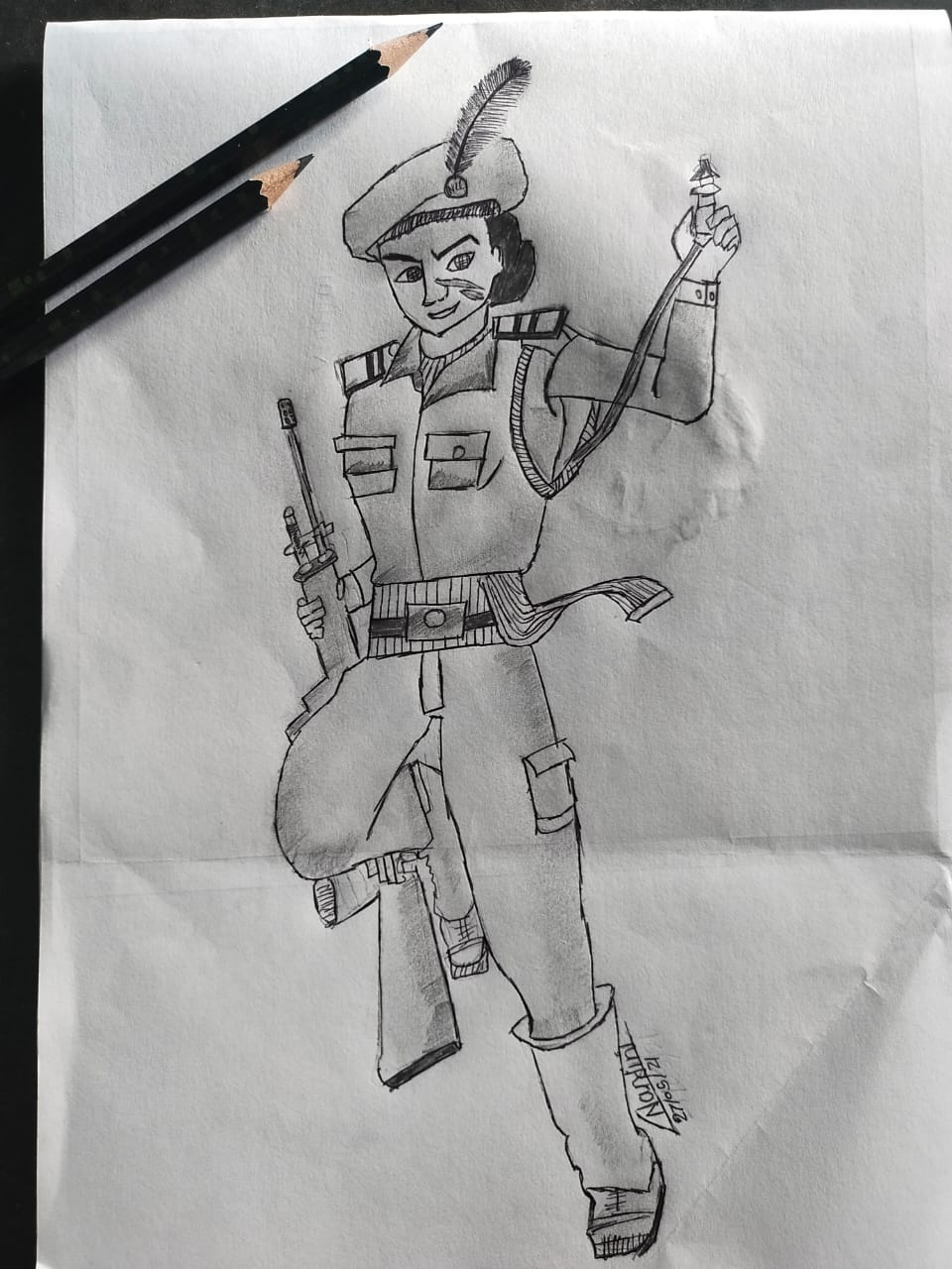 Sketch – India NCC