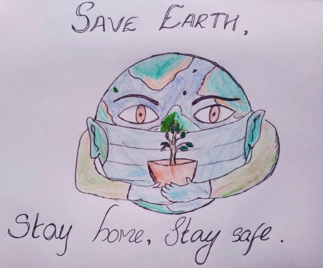 Poster – Save Earth – India NCC