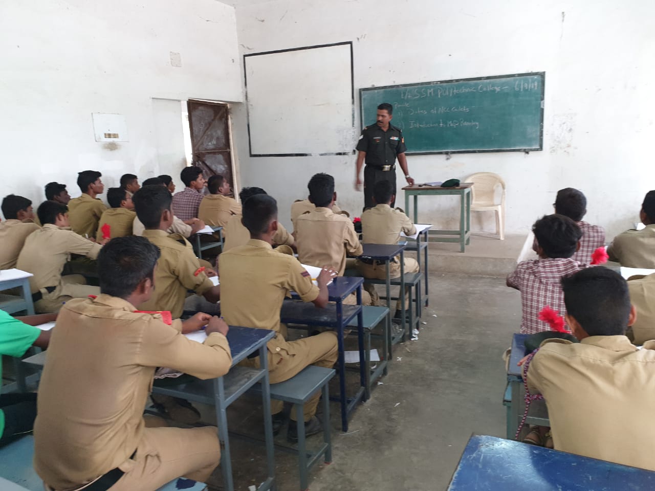 NCC cadets responsibility theory class – India NCC