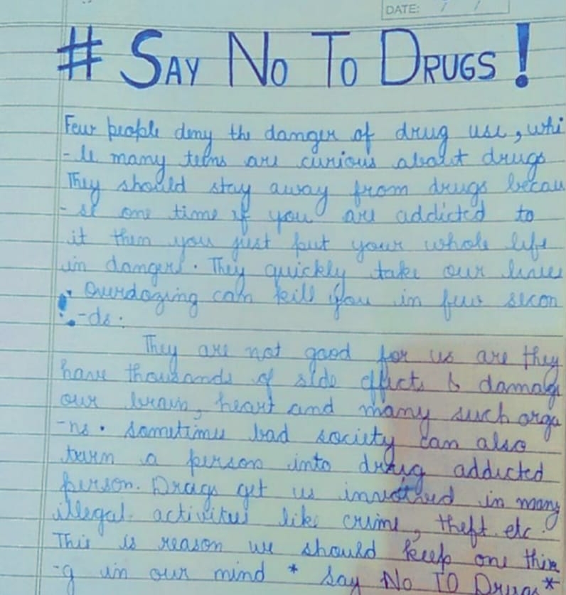 Say no to drugs – India NCC