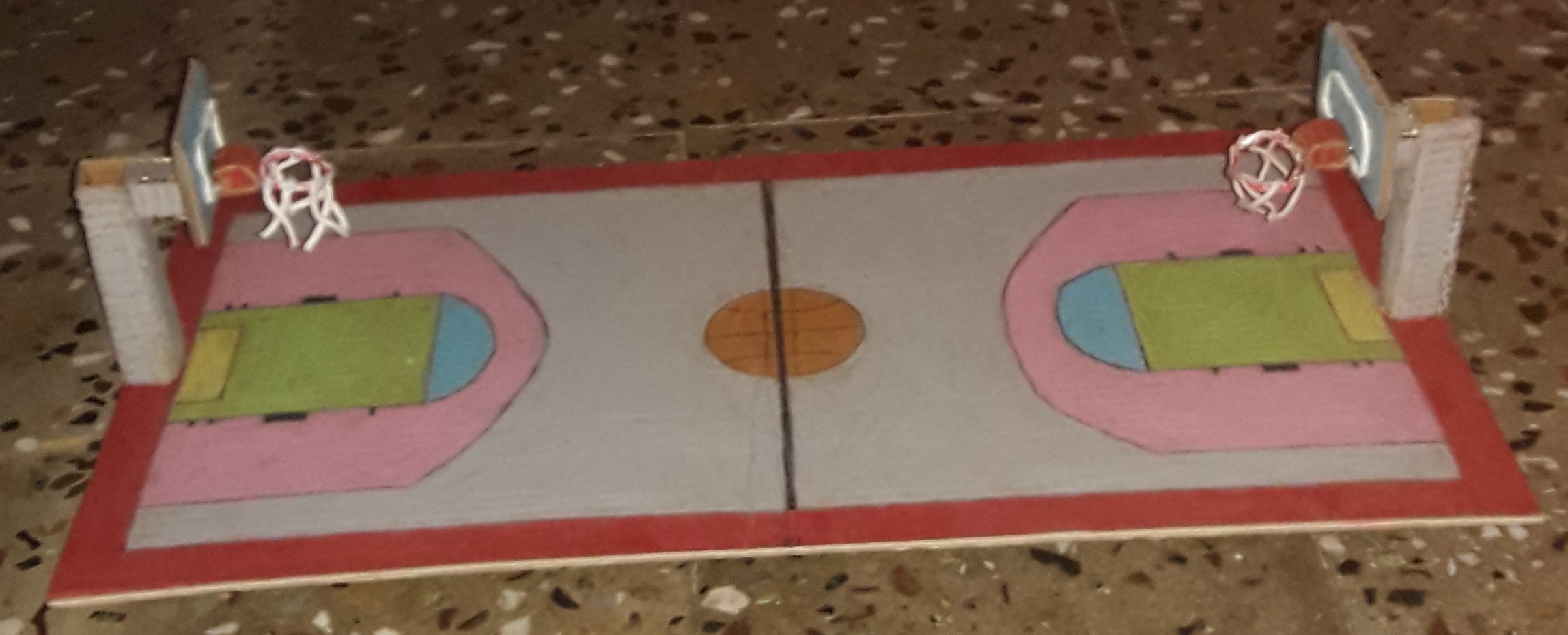 Model of basketball court – India NCC