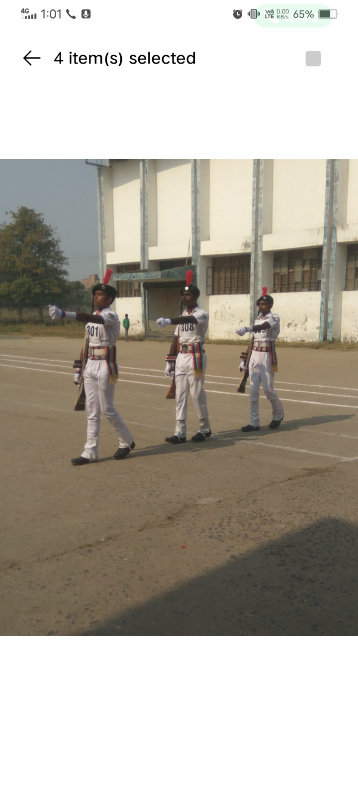 Pre RDC camp practice – India NCC