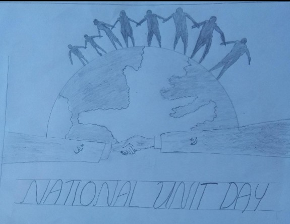 Pencil drawing – India NCC