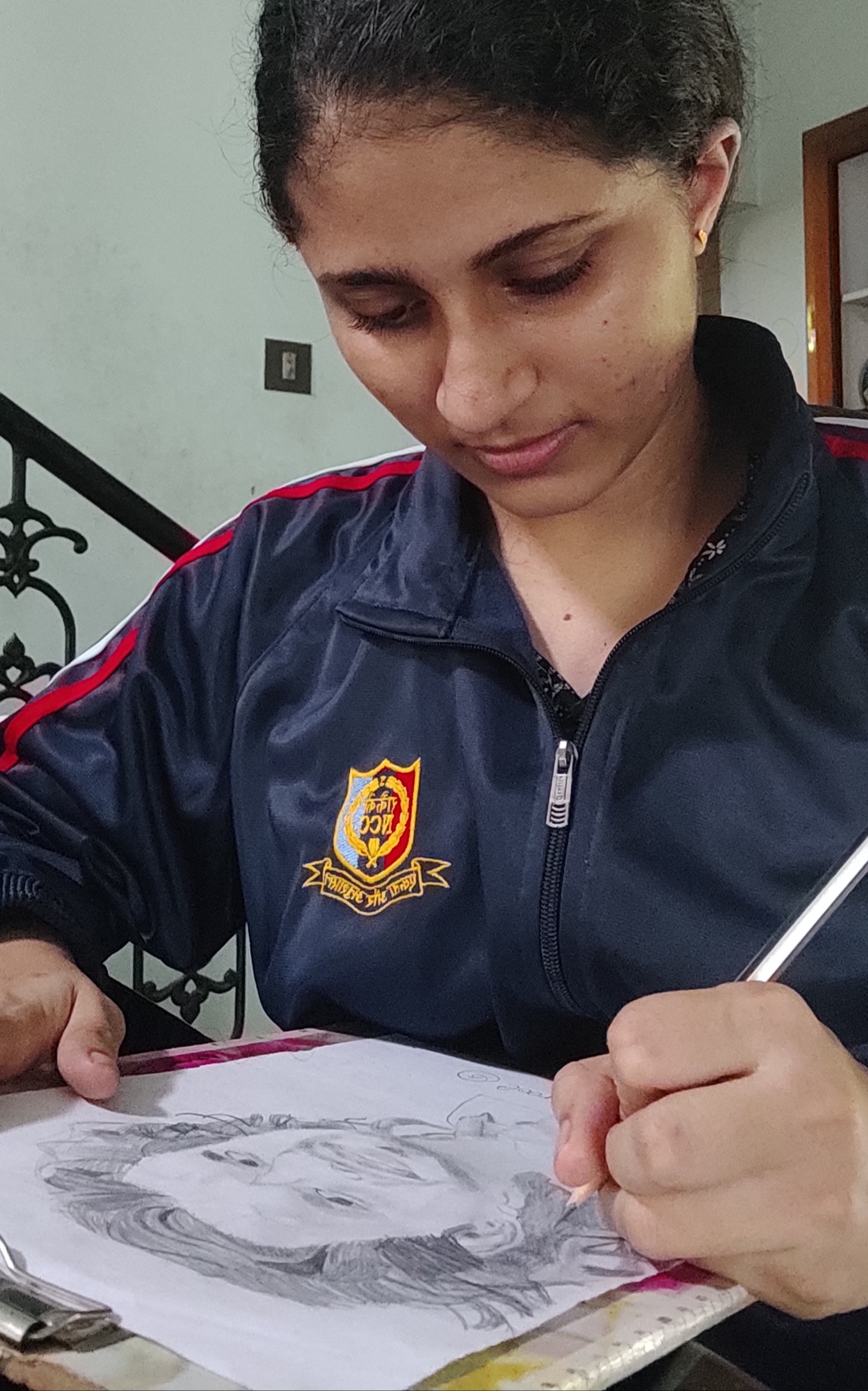 Pencil drawing – India NCC