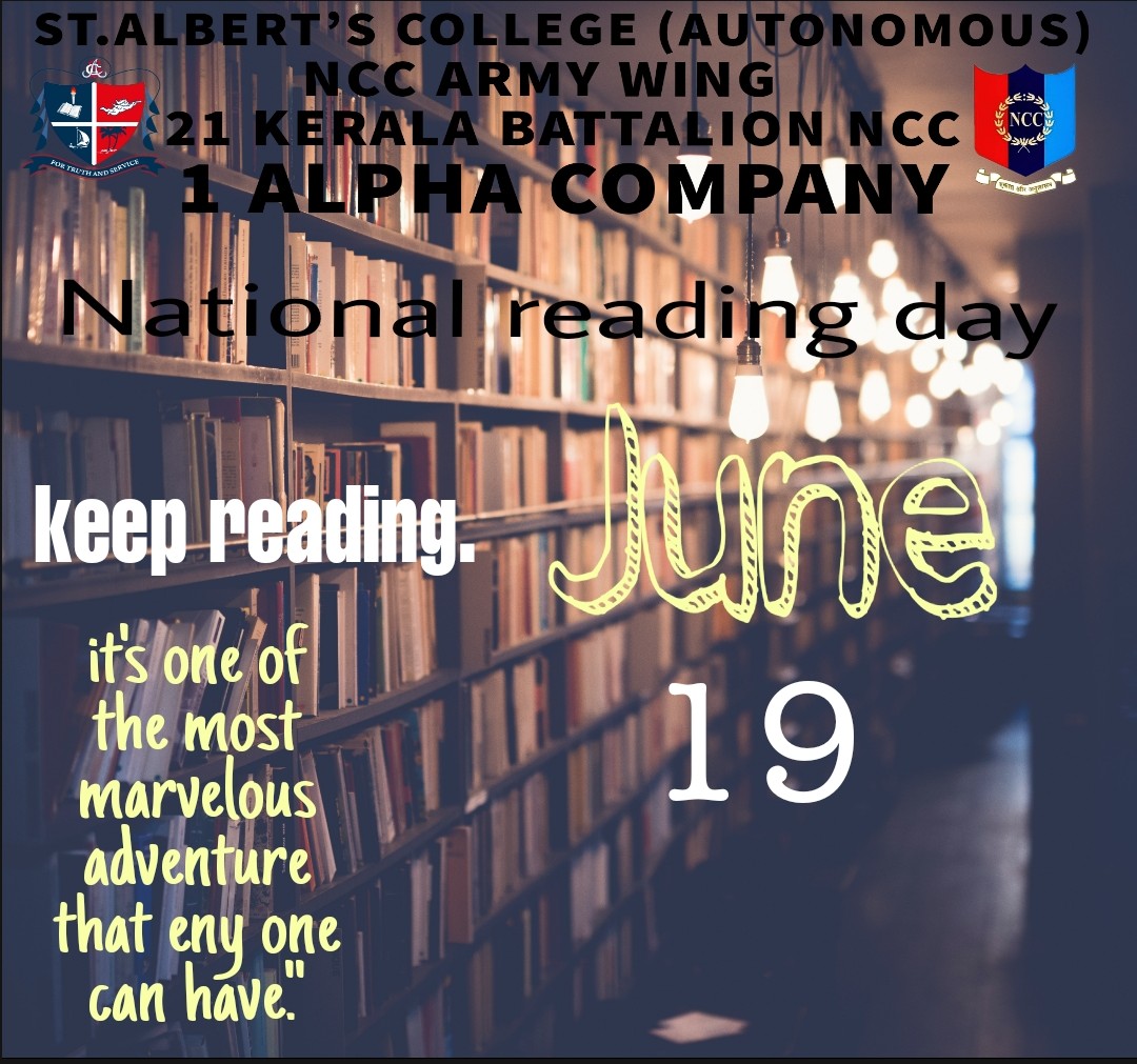 National reading day – India NCC