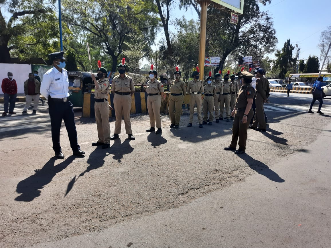 Traffic awareness program – India NCC