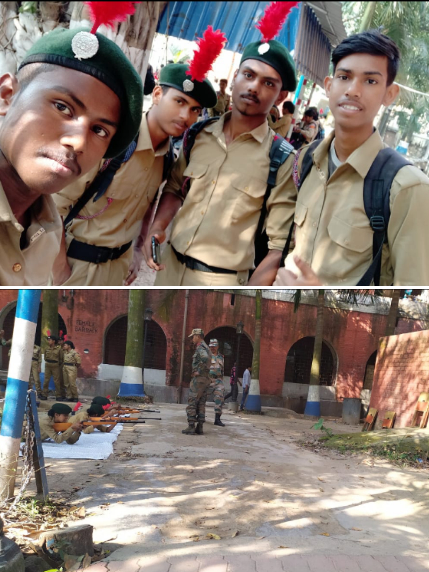Ncc Cadets Firing Training India Ncc