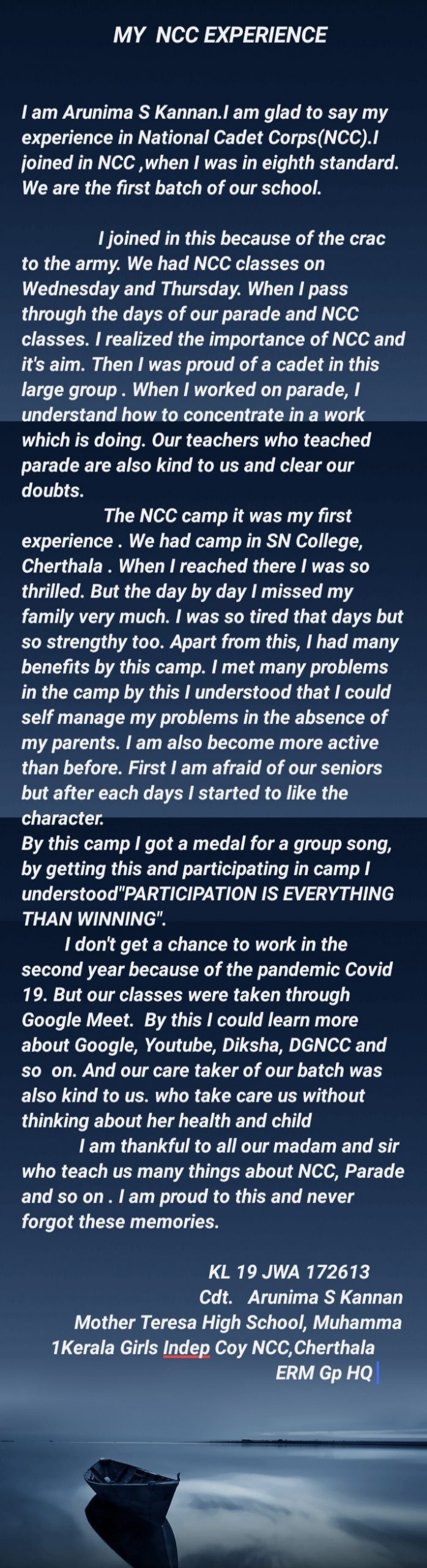 My NCC Experience – India NCC