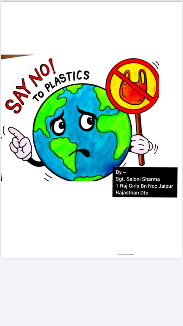 Poster On Save Our Mother Earth India Ncc