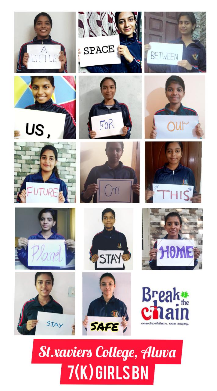 Break the chain poster making – India NCC