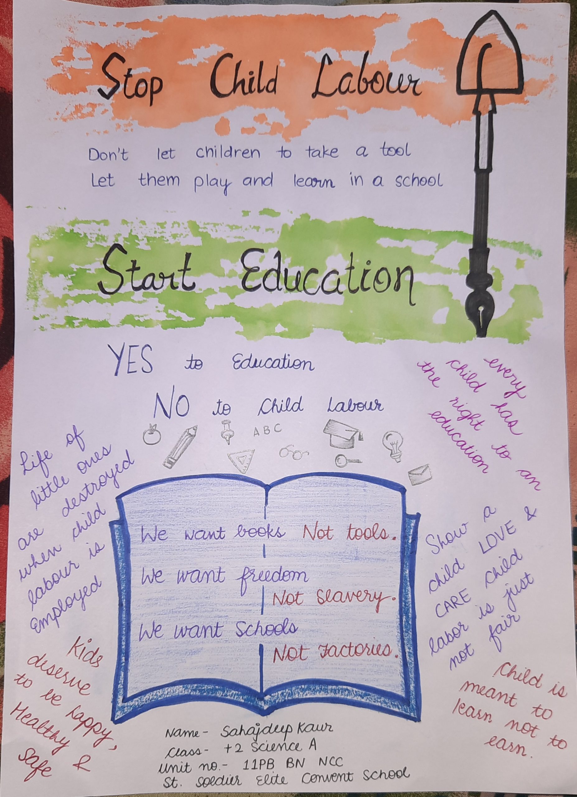 Poster making – India NCC