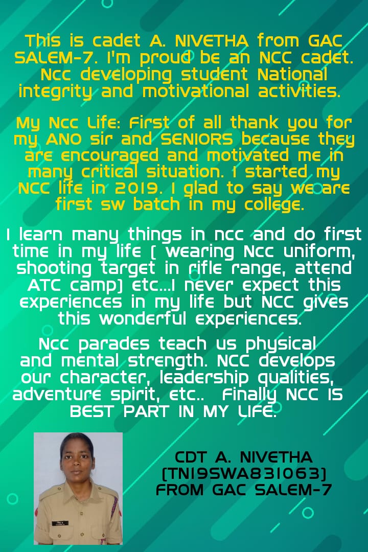 Journey of My NCC life – India NCC