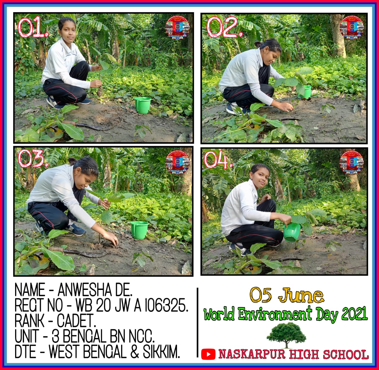 WORLD ENVIRONMENT DAY – India NCC