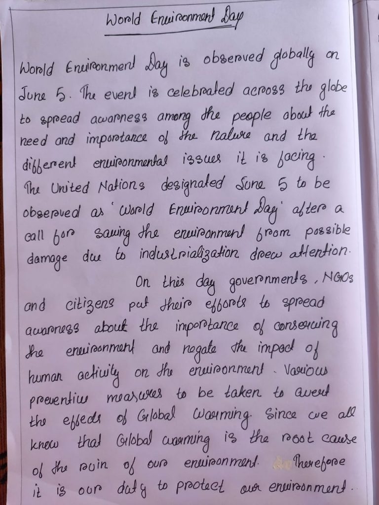 World Environment Day – India NCC