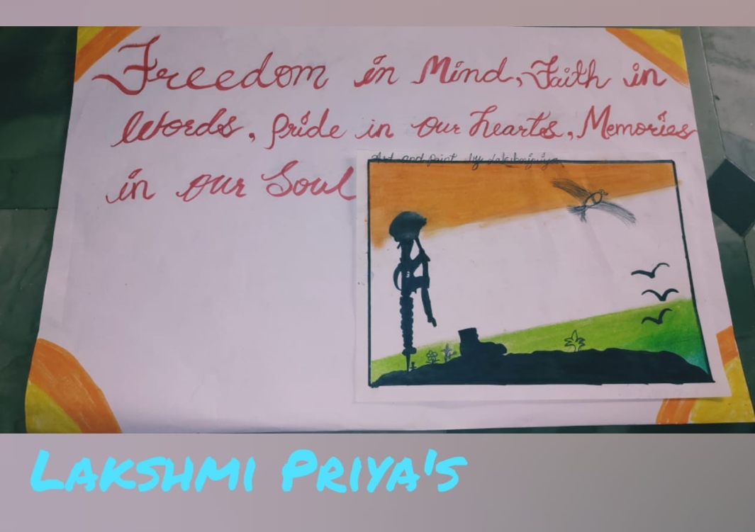 kargil war drawing – India NCC