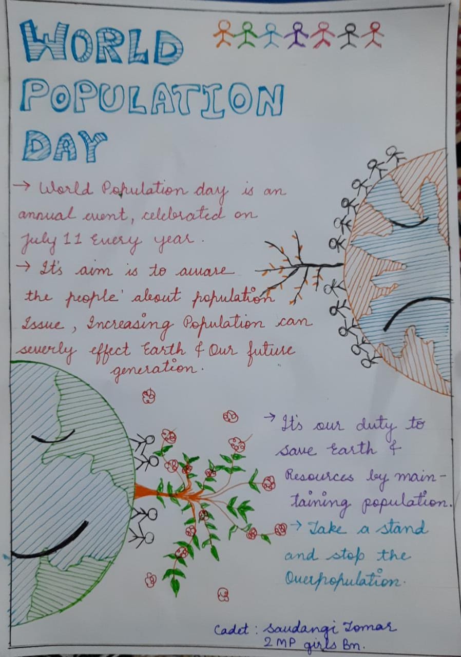 World population day – India NCC