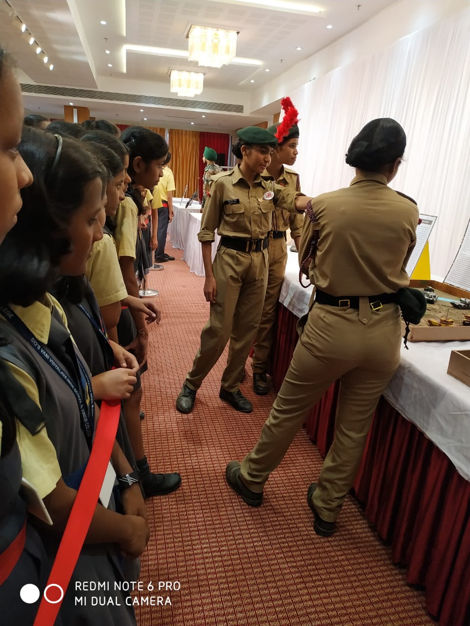Army weapon exhibition – India NCC