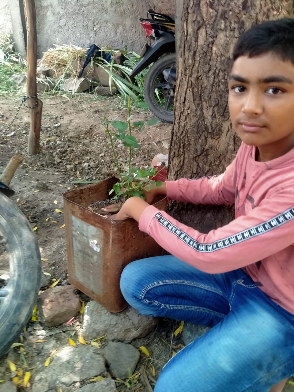 Planting a tree – India NCC